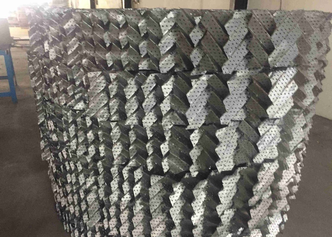 4Y SUS304 Corrugated Metal Plate Wire Mesh Structured Packing High Void ...