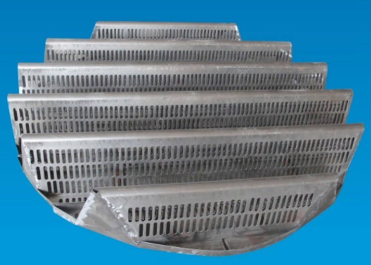 Beam type gas injection random packing support plate tower internal