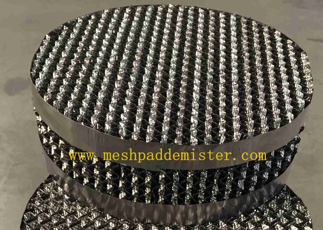 500y Metal Plate Structured Packing 150mm To 8000mm Size Still Column ...