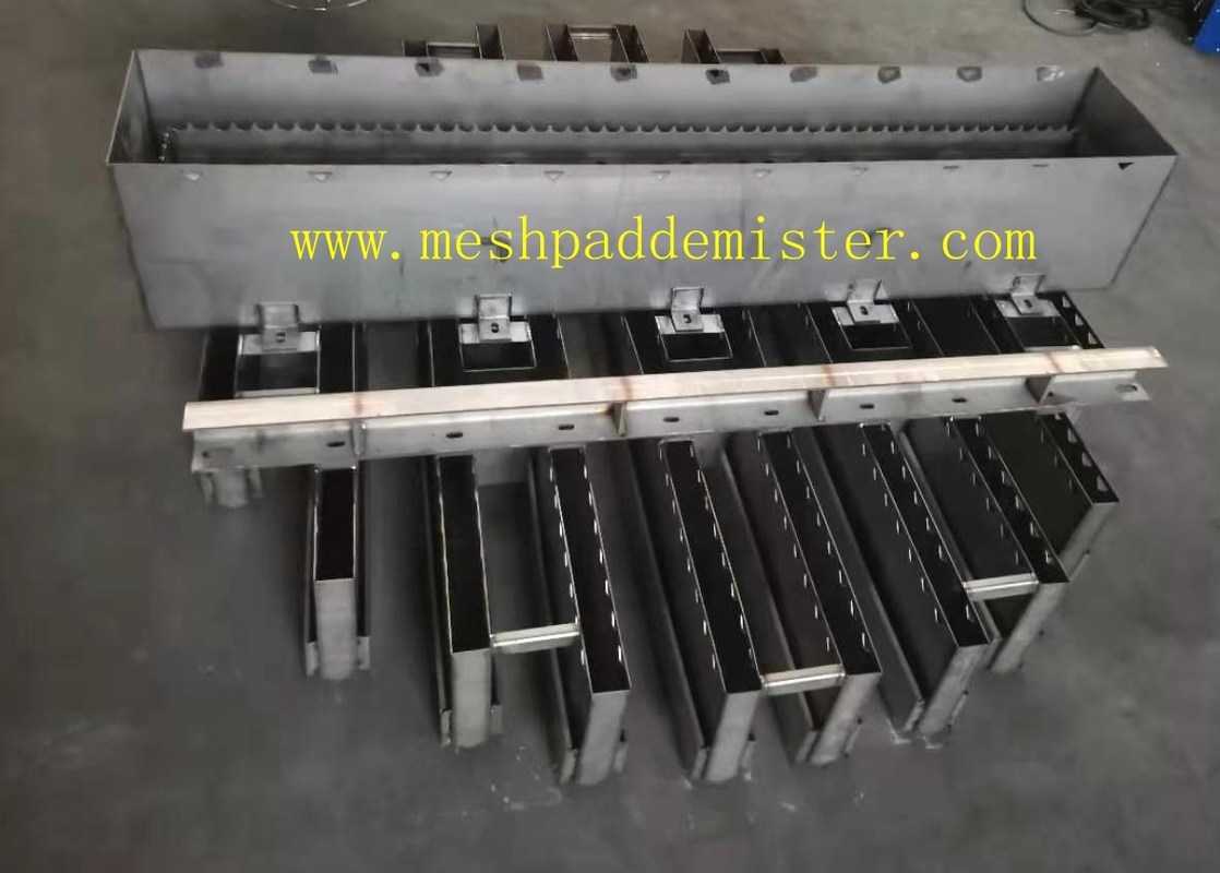 2 Stage Stainless Steel 304 Trough Liquid Distributor Diameter 800mm