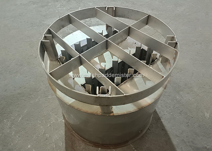 Ss316 Gravity Type Distillation Column Internals Tower Liquid Distributor