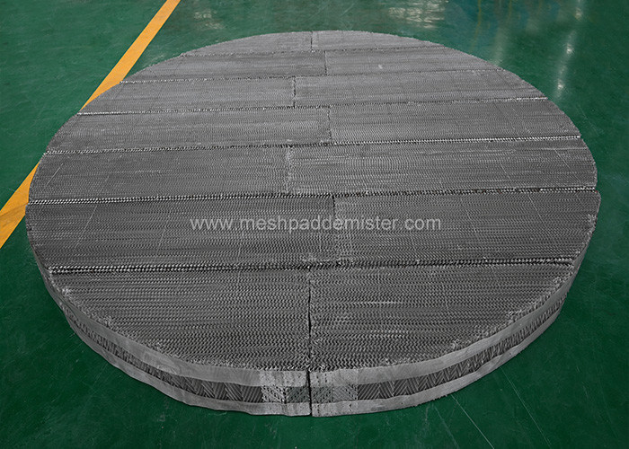 Bx500 Type 200mm High Wire Mesh Structured Packing Stainless Steel 316l