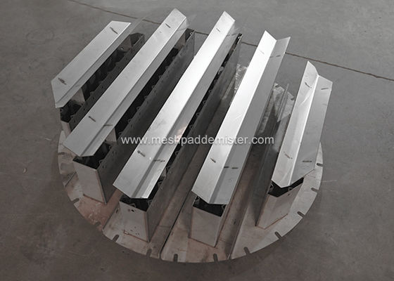 Gravity Trough Liquid Distributor Distillation Column Internals