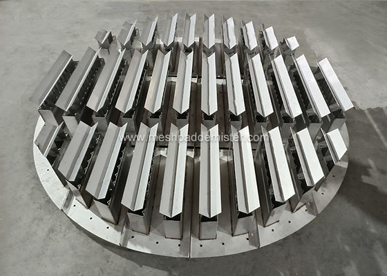 Gravity Trough Liquid Distributor Distillation Column Internals