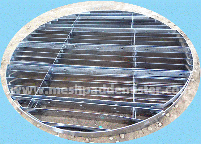 3mm 50mm - 60 Mm Height Structured Packing Support Grids