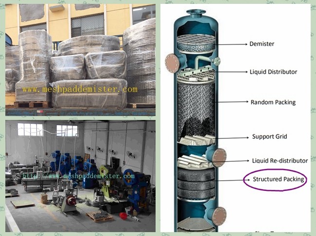 125Y 0.15mm Plate Thickness Packing In Water Scrubber