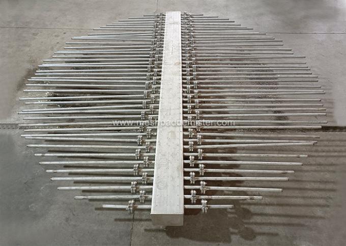 Random Packing Trough Type Packed Column Internals Scrubber 50m3 Per Hour