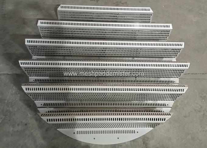 Column Diameter 400mm Tower Internals Random Packing Plate Hump Support